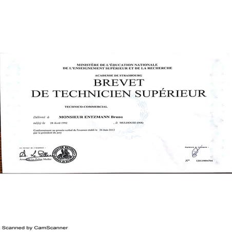 Diplôme BTS | PDF
