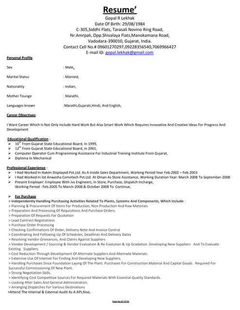 Resume.Jatinder | PDF