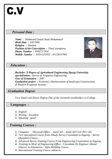 Abdeen English CV | PDF