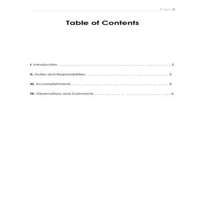 OJT Report | PDF