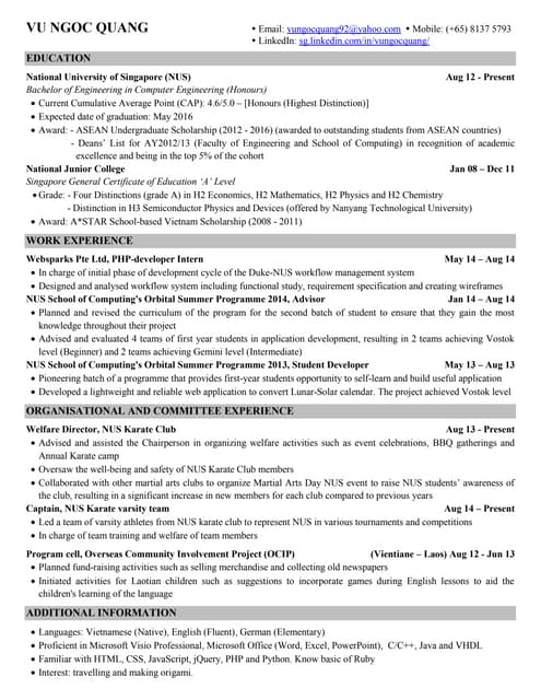 Thai.curriculum vitae | PDF