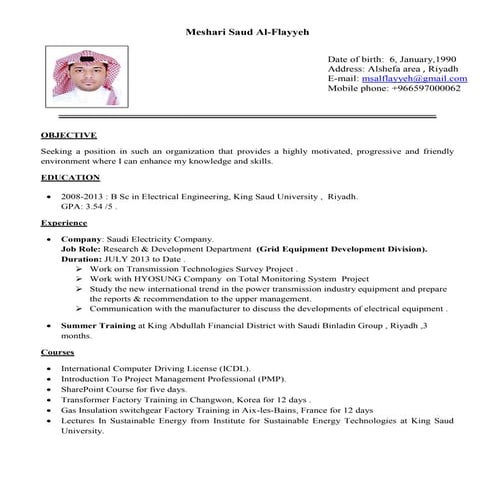 Khalid CV, pdf | PDF