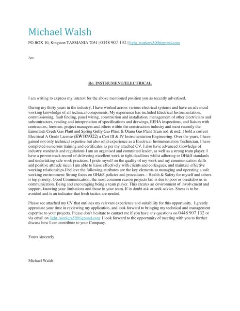 Cover Letter of Engineer Ahmed Sharaf | PDF