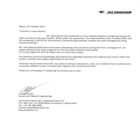 Ref from Jet Aviation | PDF