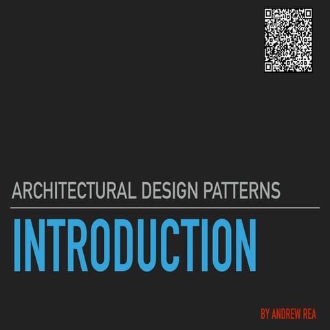 ArchitectureDesignPatternsStoryV3 | PDF | Databases | Computer Software ...