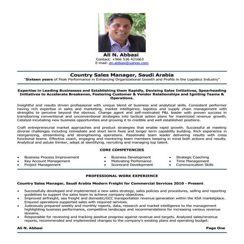 Ali Abbasi - CV 2016 | PDF