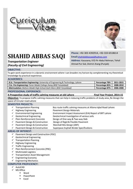 Hafiz Ahmed Waqas Resume | PDF