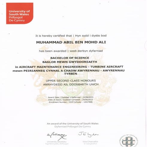 Degree Certificate | PDF