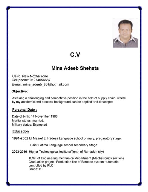 CV - Talha | DOC