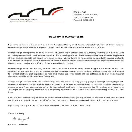 AME reference letter | PDF