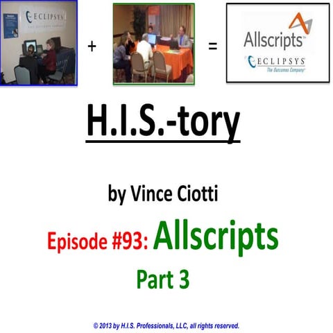 94. allscripts part 3 | PPT