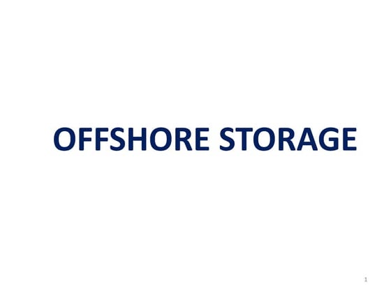 Offshore Oil & Gas Production Systems | PPT