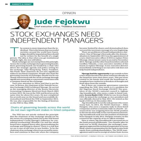 Stock Exchange Article | PDF