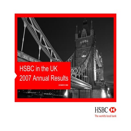 HSBC in the UK / Annual Results | PDF