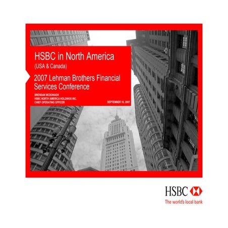HSBC in North America | PDF
