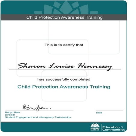 Child protection awareness training | PDF