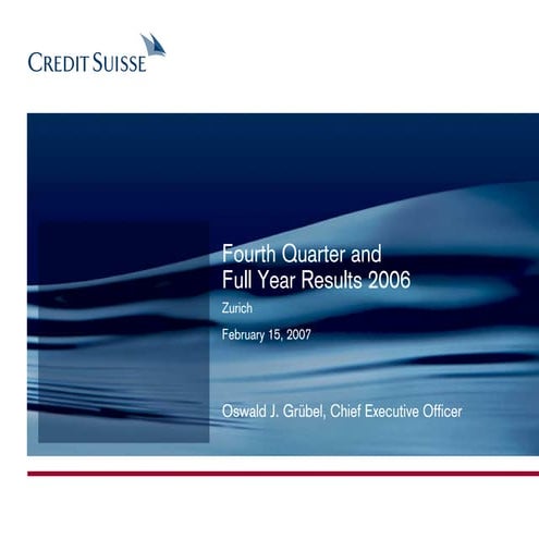 credit-suisse Presentation slides | PDF