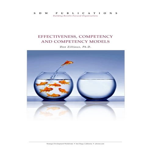 Effectiveness, Competence and Competency Models | PDF | Resume Writing ...