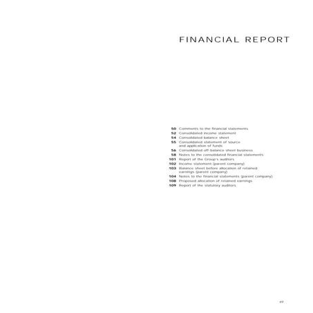 .credit-suisse Annual Report Part 2 Financial report 1999 / 2000 | PDF