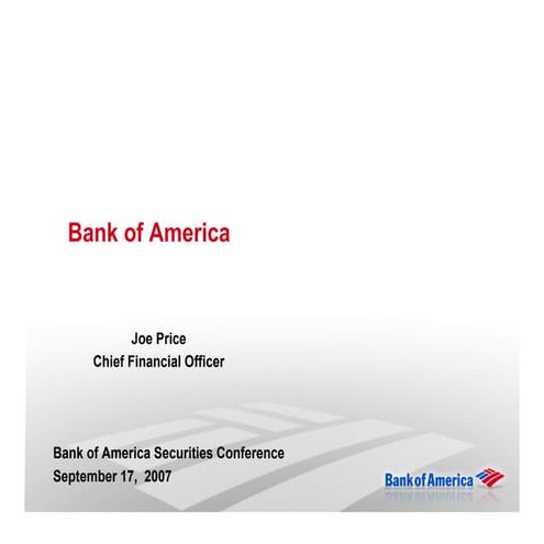 Bank of America Securities 37th Annual Investor Conference | PDF ...