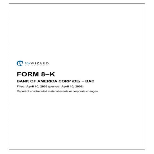 8K previously filed on April 10, 2006 which includes proforma ...