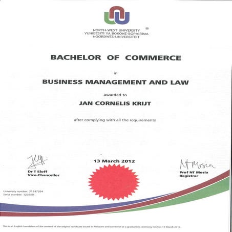 BCom | PDF