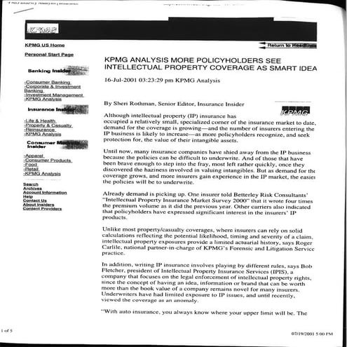 KPMG--intellectual property | PDF