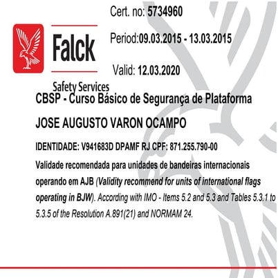 JOSE AUGUSTO VARON OCAMPO- CBSP | PDF
