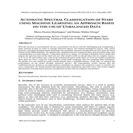 Stellar Object Classification: A Guide to Recognizing the Universe’s ...