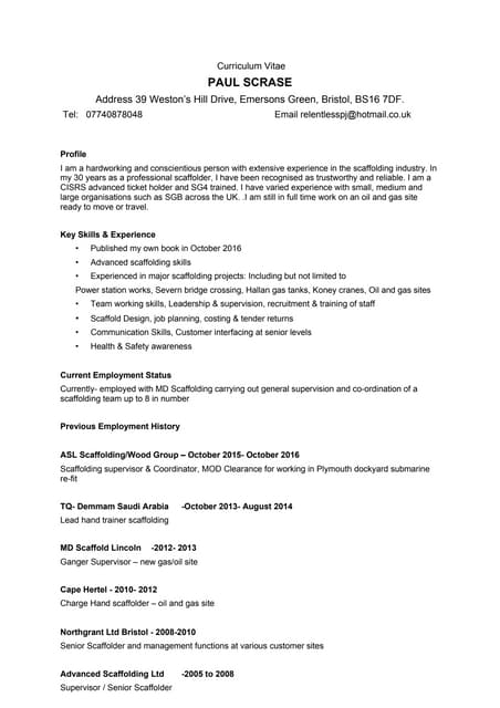 New CV including Dynamic | PDF