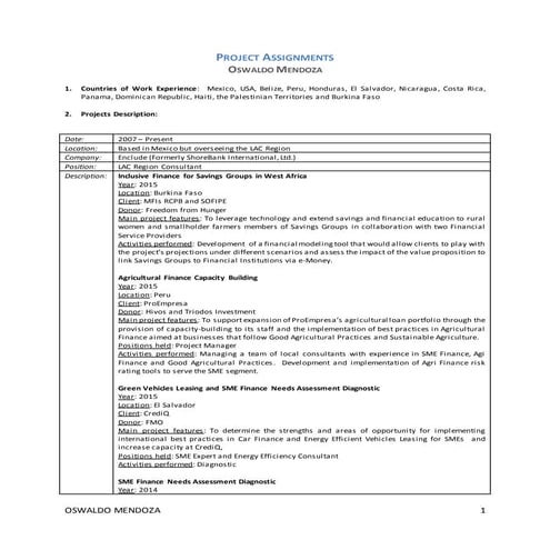 Representative Projects | PDF
