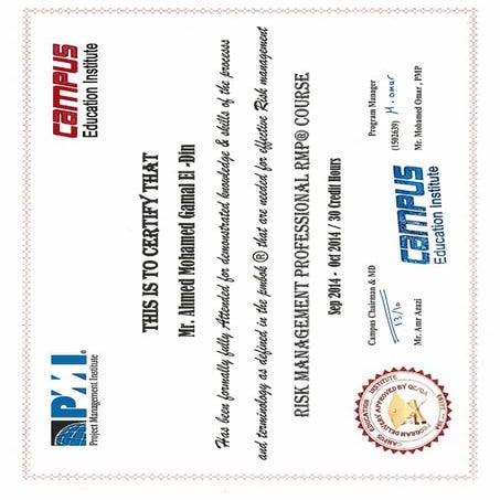 RMP Preparation | PDF