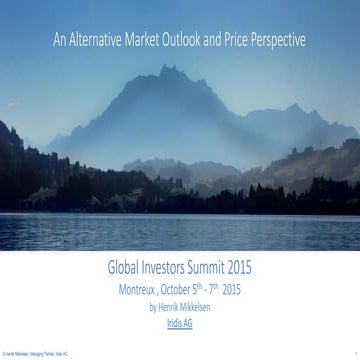 An Alternative Market Outlook and Price Perspective_commented | PDF
