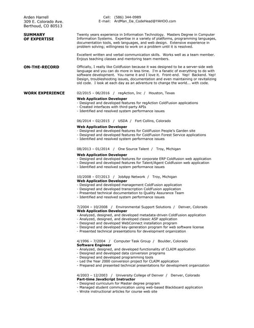 Ron Thomson Resume June2011 | DOC | Desktop Publishing | Computer ...