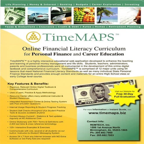 TimeMAPS_FlyerAndSubjectMatterOverview | PDF