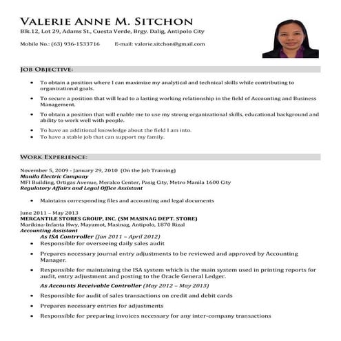 RONALD-RESUME-1 | PDF