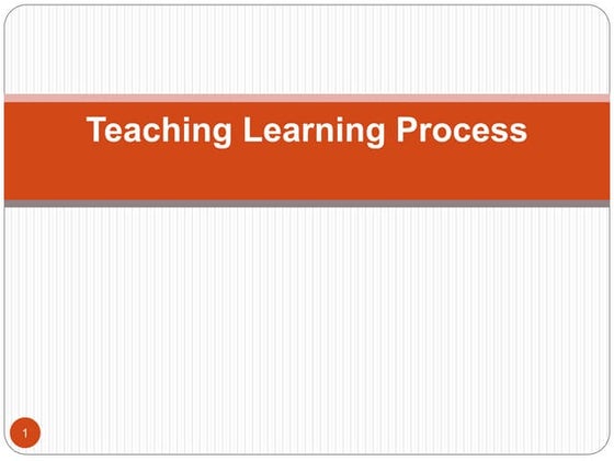 Principles of effective teaching and learning | PPT
