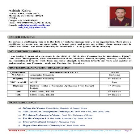 Ashish kalra CV_Congo | DOCX