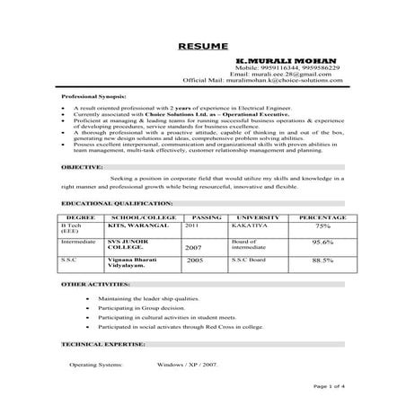 Mayank Kapoor Resume | DOCX