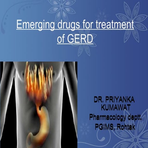 emerging drugs for GERD | PPT