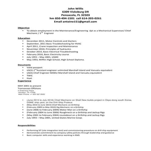John willis Resume 2016 | PDF