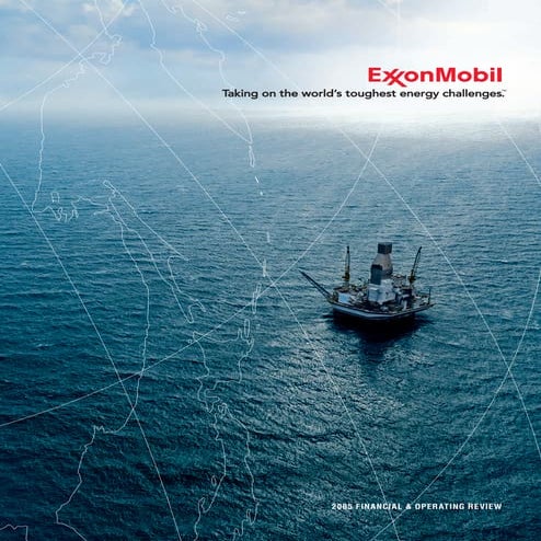 exxonmobi 2005 Financial and Operating Review | PDF