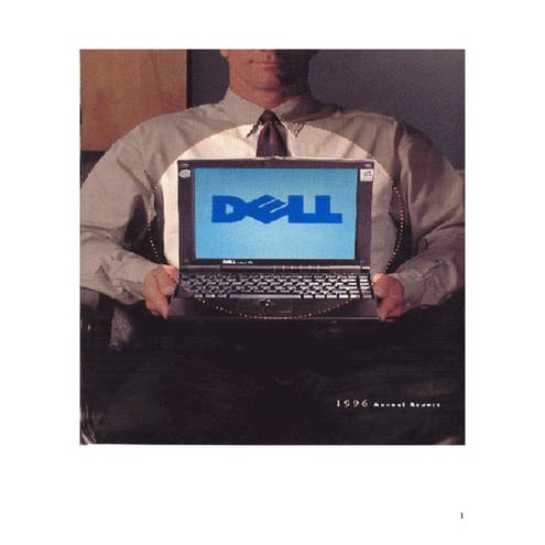 dell 1996 Annual Report Cover Fiscal 1996 in | PDF