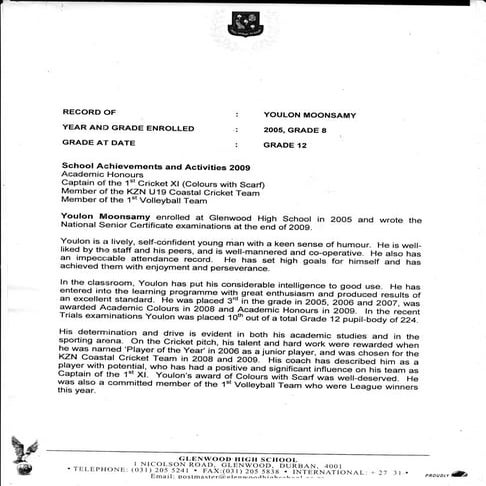 Reference Letters Testimonial | PDF