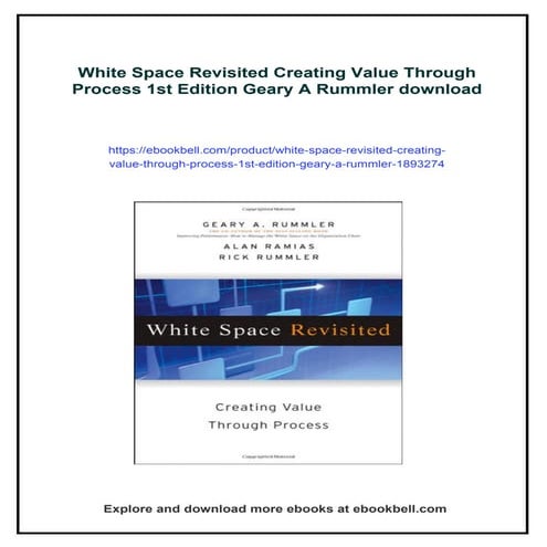 White Space Revisited Creating Value Through Process 1st Edition Geary ...