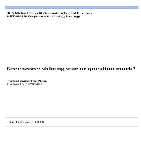 Greencore case study | PDF