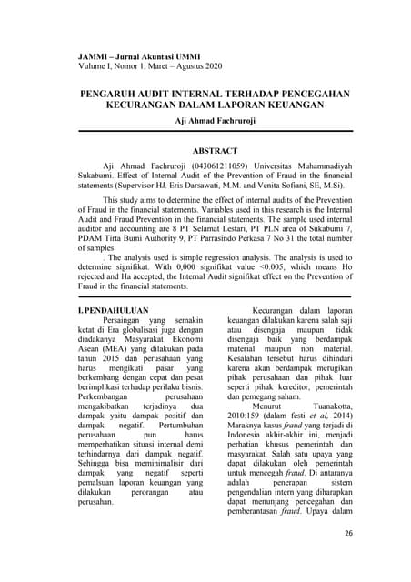 Model Risk Control Matrix Mujiastono1 , Dody Mardiansyah2 , Gustian Wiwaha | PDF