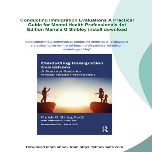 Conducting Immigration Evaluations A Practical Guide for Mental Health ...