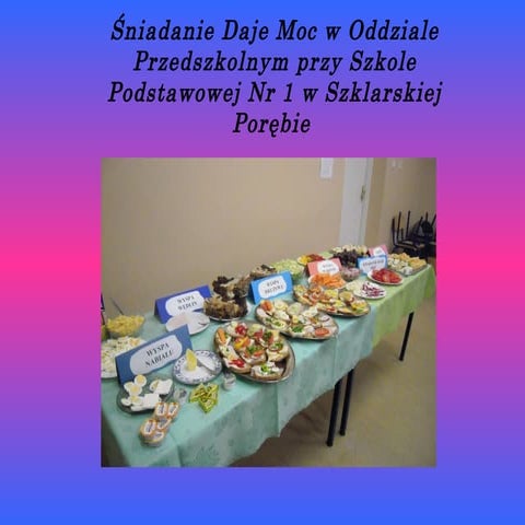 Śniadanie Daje Moc | PPT | Food & Drink