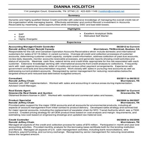 Dianna Holditch Resume | DOCX